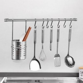 STAINLESS STEEL 3FT HANGING RACKS ROD SET